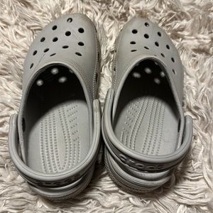 CROCS | Shoes | Light Gray Kids Crocs Size J4 | Poshmark